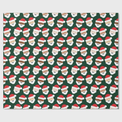 Santa Claus Christmas Wrapping Paper | Zazzle