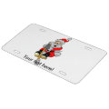 Santa Claus clipart License Plate | Zazzle