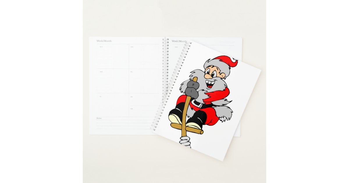 Santa Claus clipart Planner | Zazzle