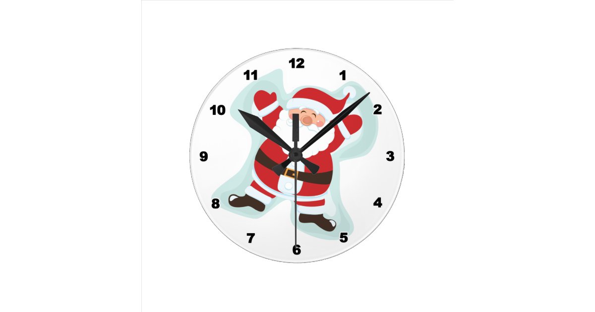 Santa Claus Clock | Zazzle.com