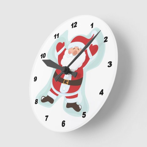 Santa Claus Clock | Zazzle