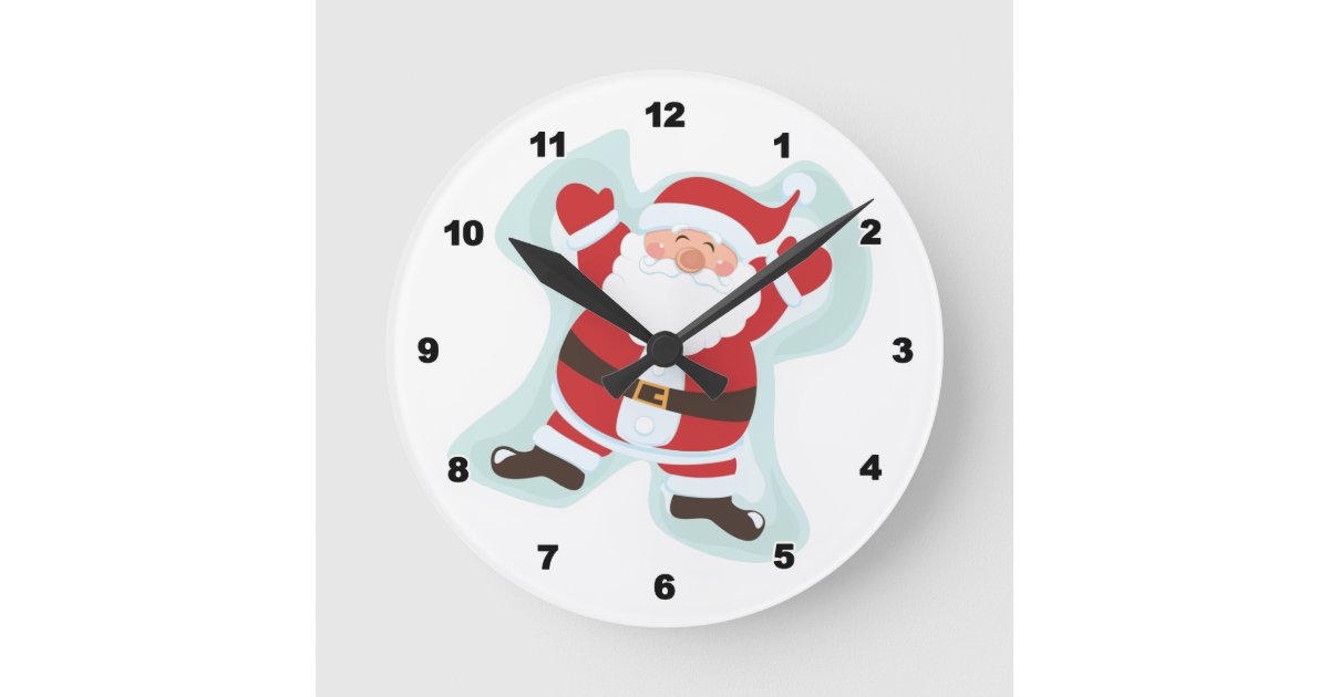 Santa Claus Clock | Zazzle