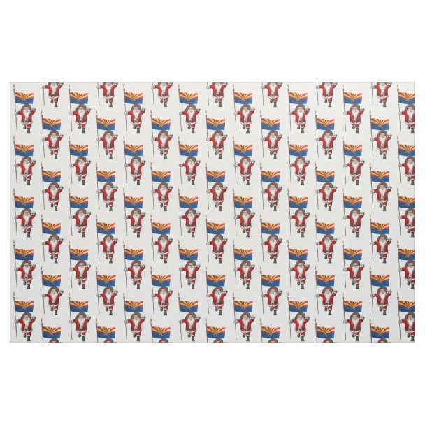 State of Arizona Tartan Fabric | Zazzle