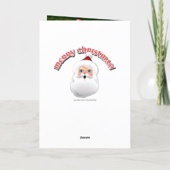 Santa Claus Customized With Your Own Face Holiday Card | Zazzle