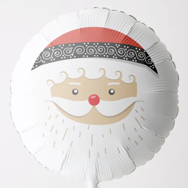 Santa Claus Face Balloon | Zazzle
