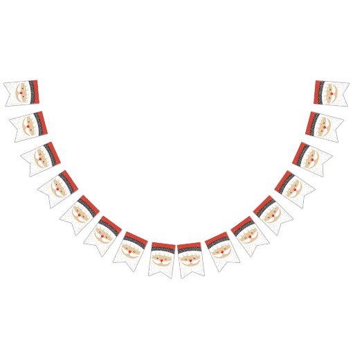 Santa Claus/Father Christmas Bunting Flags | Zazzle