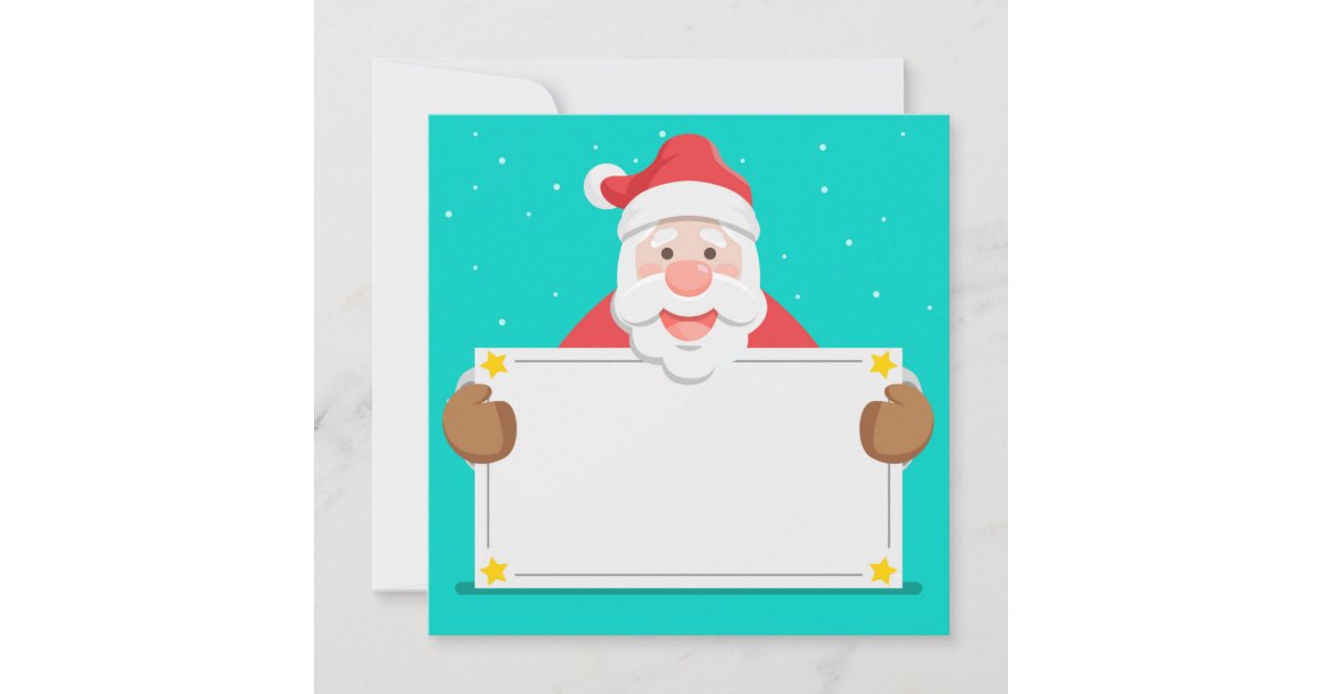 Santa Claus Holiday Card | Zazzle.com