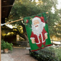 Santa Claus House Flag | Zazzle