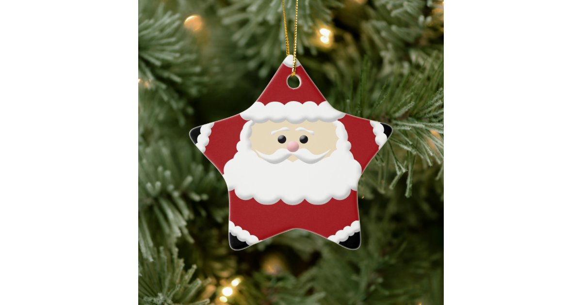 Santa Claus Photo Frame Ornament | Zazzle