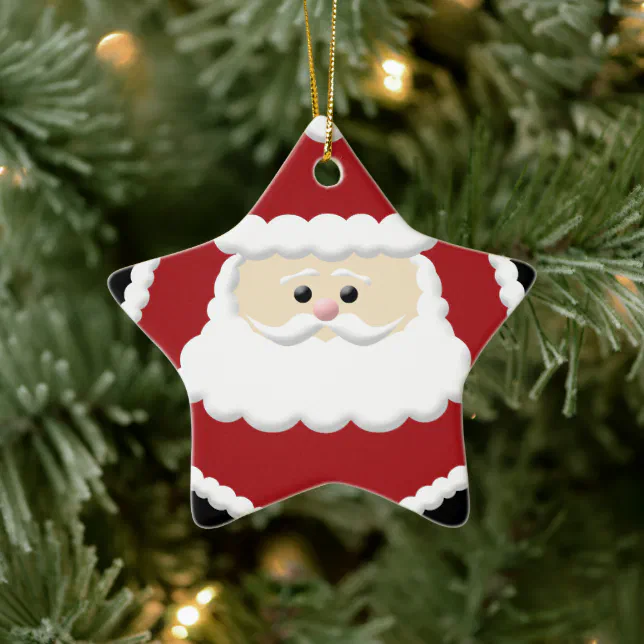 Santa Claus Photo Frame Ornament | Zazzle