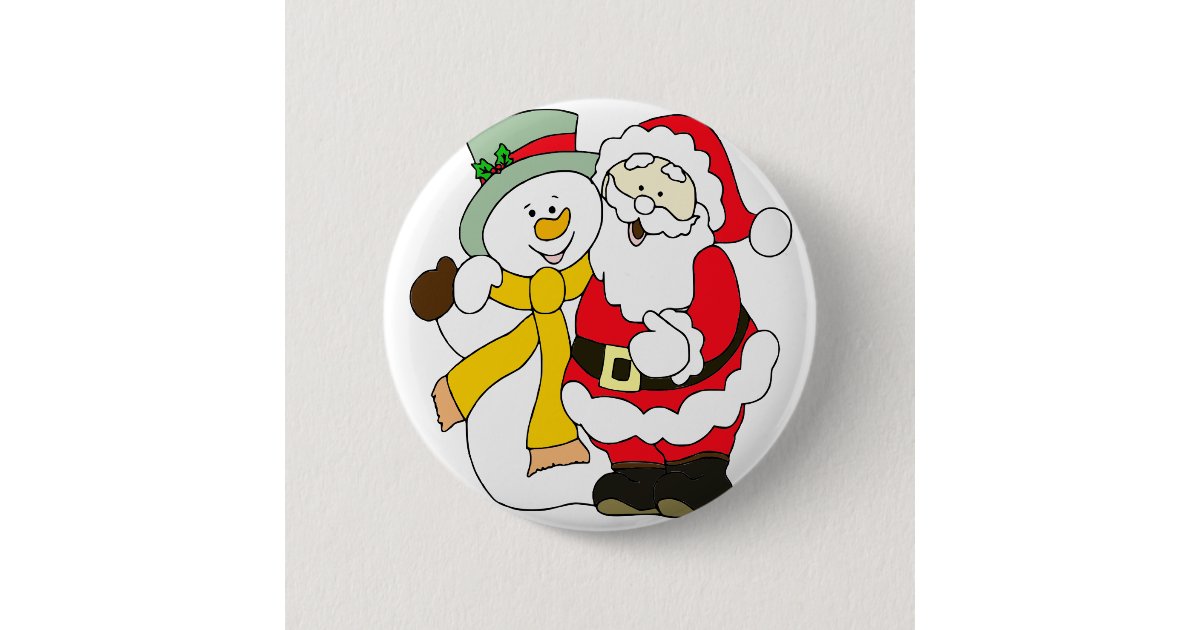 santa-claus pinback button | Zazzle