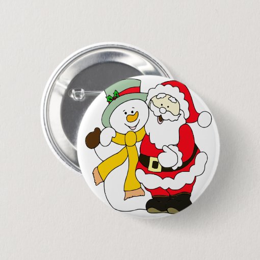 santa-claus pinback button | Zazzle