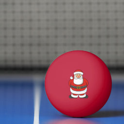 Santa Claus Ping Pong Ball | Zazzle