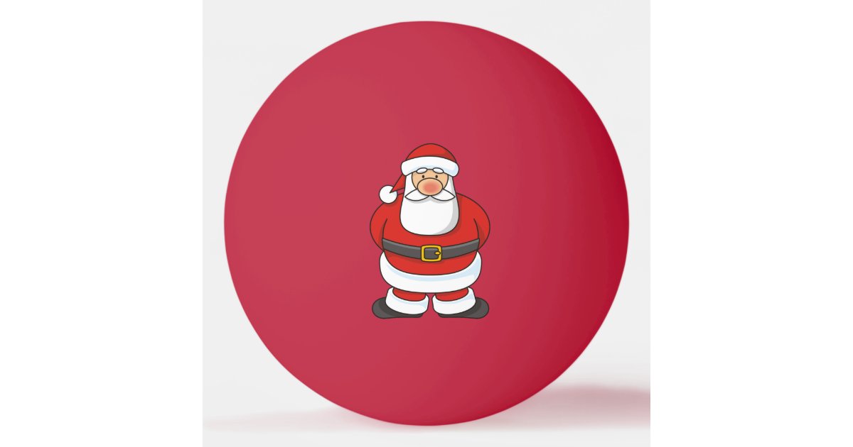 Santa Claus Ping Pong Ball | Zazzle