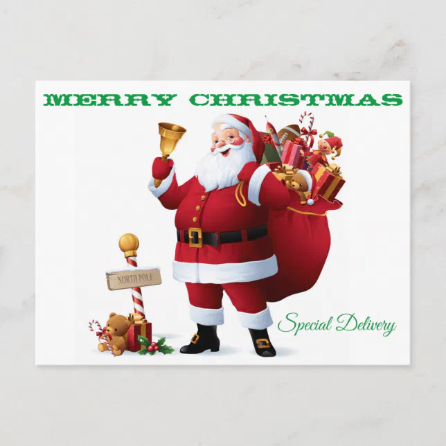 Santa Claus Postcard | Zazzle