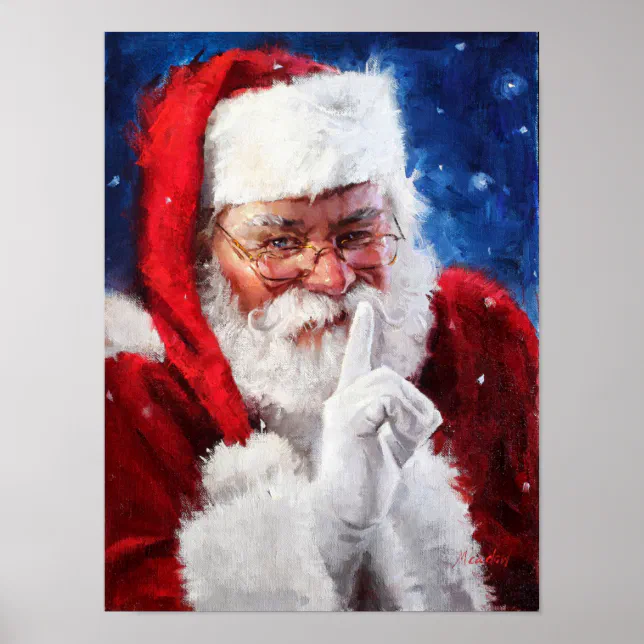 santa claus poster | Zazzle