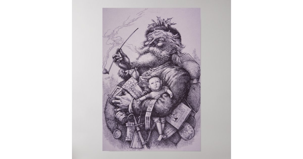 Santa Claus Poster | Zazzle