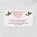 Santa Claus Rent a Santa Business Card | Zazzle