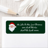 Santa Claus Return Address Labels | Zazzle