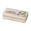 Santa Claus Return Address North Pole Rubber Stamp | Zazzle