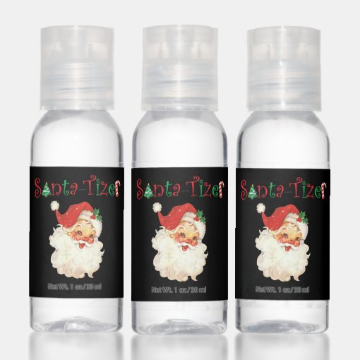 Santa Claus Santa-tizer Hand Sanitizer | Zazzle