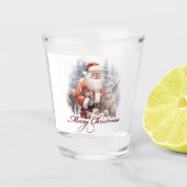 Santa Claus Shot Glass | Zazzle