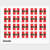 Santa Claus Square Sticker | Zazzle