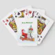 Santa Claus with Rabbit Fox and Squirrel Poker Cards | Zazzle