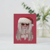 Santa Claus with shades & dreads Holiday Postcard | Zazzle