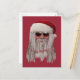 Santa Claus with shades & dreads Holiday Postcard | Zazzle