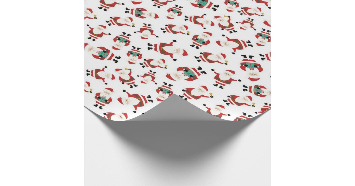 Santa Claus Wrapping Paper | Zazzle