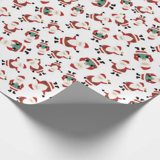 Santa Claus Wrapping Paper | Zazzle