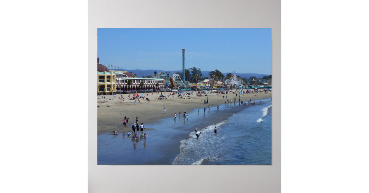 Santa Cruz Beach/Boardwalk Poster | Zazzle