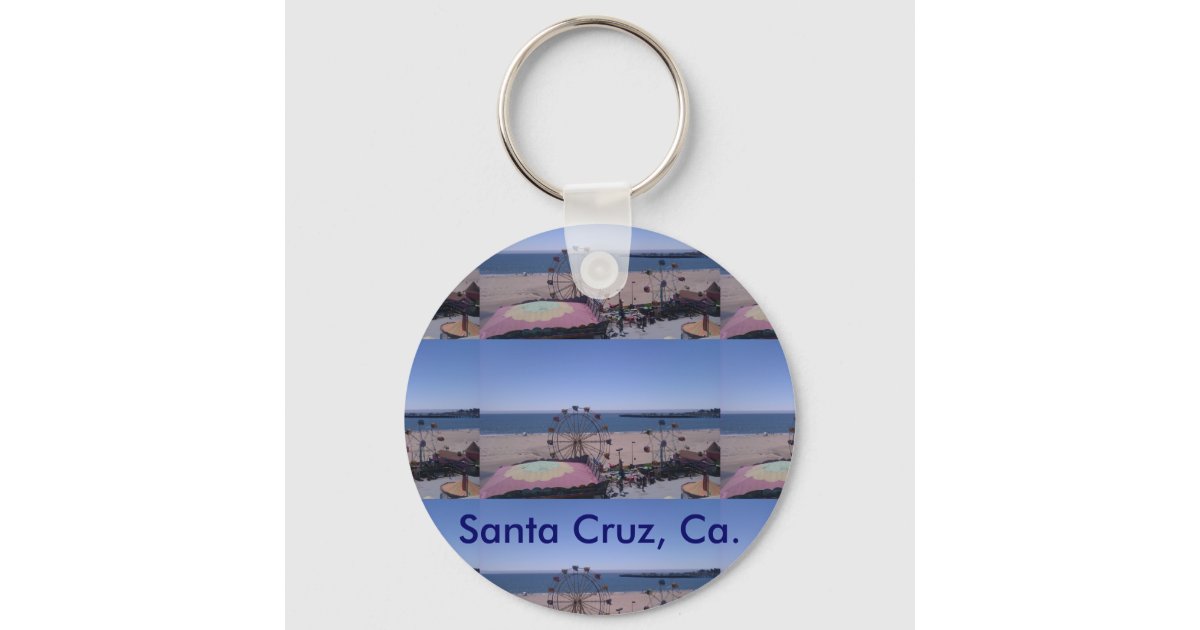 Santa Cruz Boardwalk Keychain | Zazzle