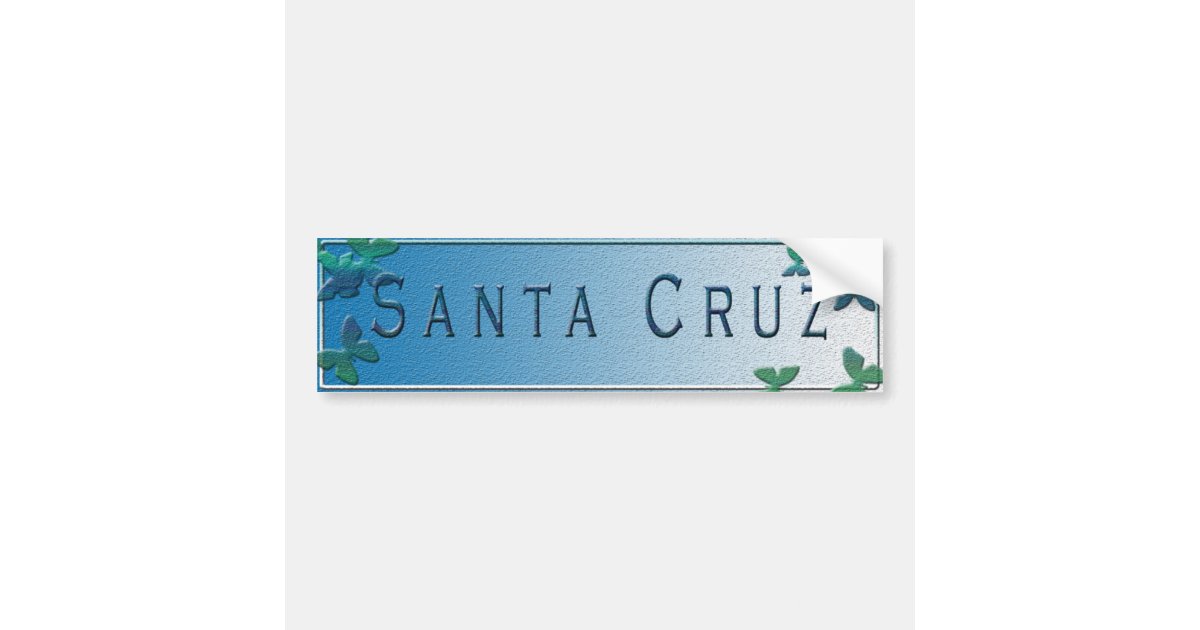 Santa Cruz Bumper Sticker | Zazzle
