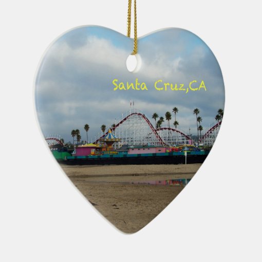 Santa Cruz California Ceramic Ornament | Zazzle