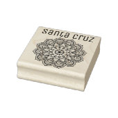 Santa Cruz Rubber Stamp | Zazzle