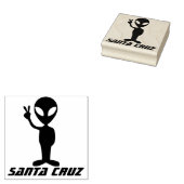 Santa Cruz Rubber Stamp | Zazzle