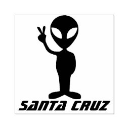 Santa Cruz Rubber Stamp | Zazzle
