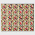Santa Down The Chimney Wrapping Paper | Zazzle