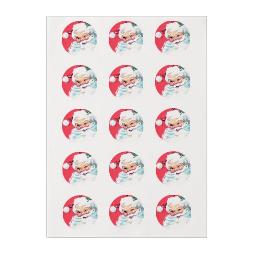 Santa Edible Frosting Sheets | Zazzle
