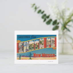 Santa Fe, New Mexico - Large Letter Scenes 2 Postcard | Zazzle