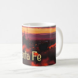Santa Fe New Mexico Sun Set Coffee Mug | Zazzle