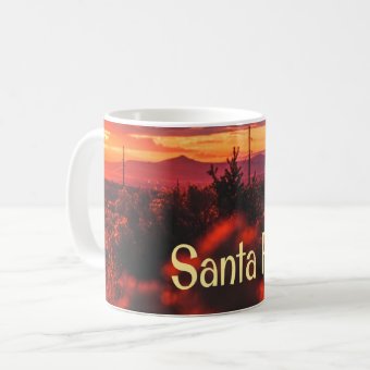 Santa Fe New Mexico Sun Set Coffee Mug | Zazzle
