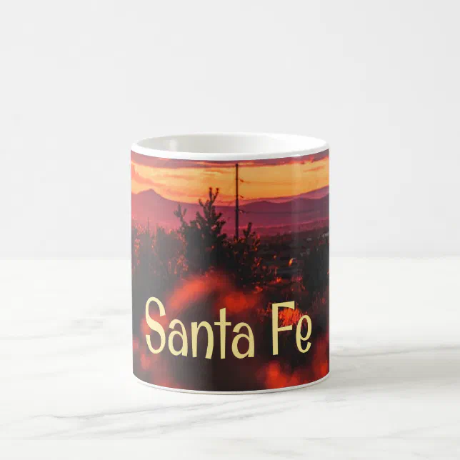 Santa Fe New Mexico Sun Set Coffee Mug | Zazzle