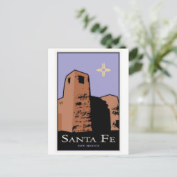 Santa Fe Postcard | Zazzle
