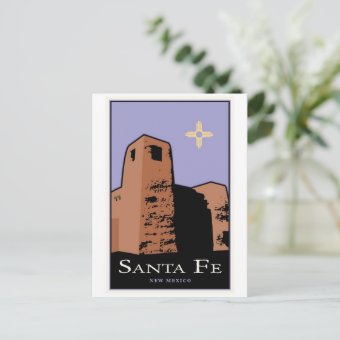 Santa Fe Postcard | Zazzle