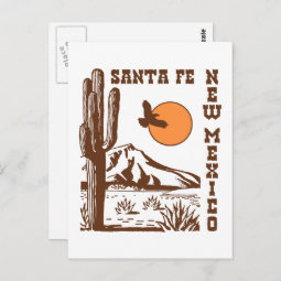 Santa Fe Postcard | Zazzle