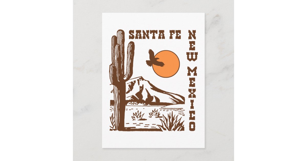 Santa Fe Postcard | Zazzle