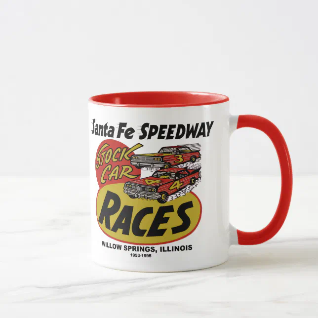 Santa Fe Speedway, Willow Springs, IL 1953-1995 Mug | Zazzle